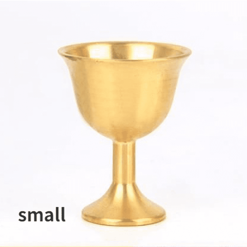 Reali Copper Cup Wine Goblet Chalice Small Tarot Wicca Pagan Altar Prop ...