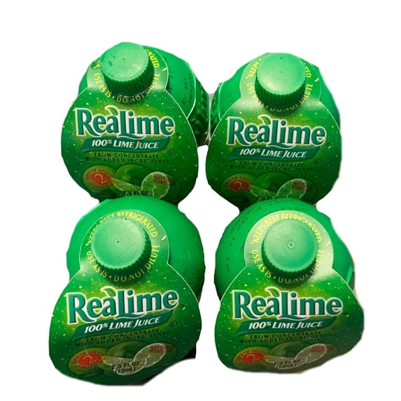 Realime Lime Juice | Lime Juice From Concentrate | 2.5 Oz Each Bottle ...