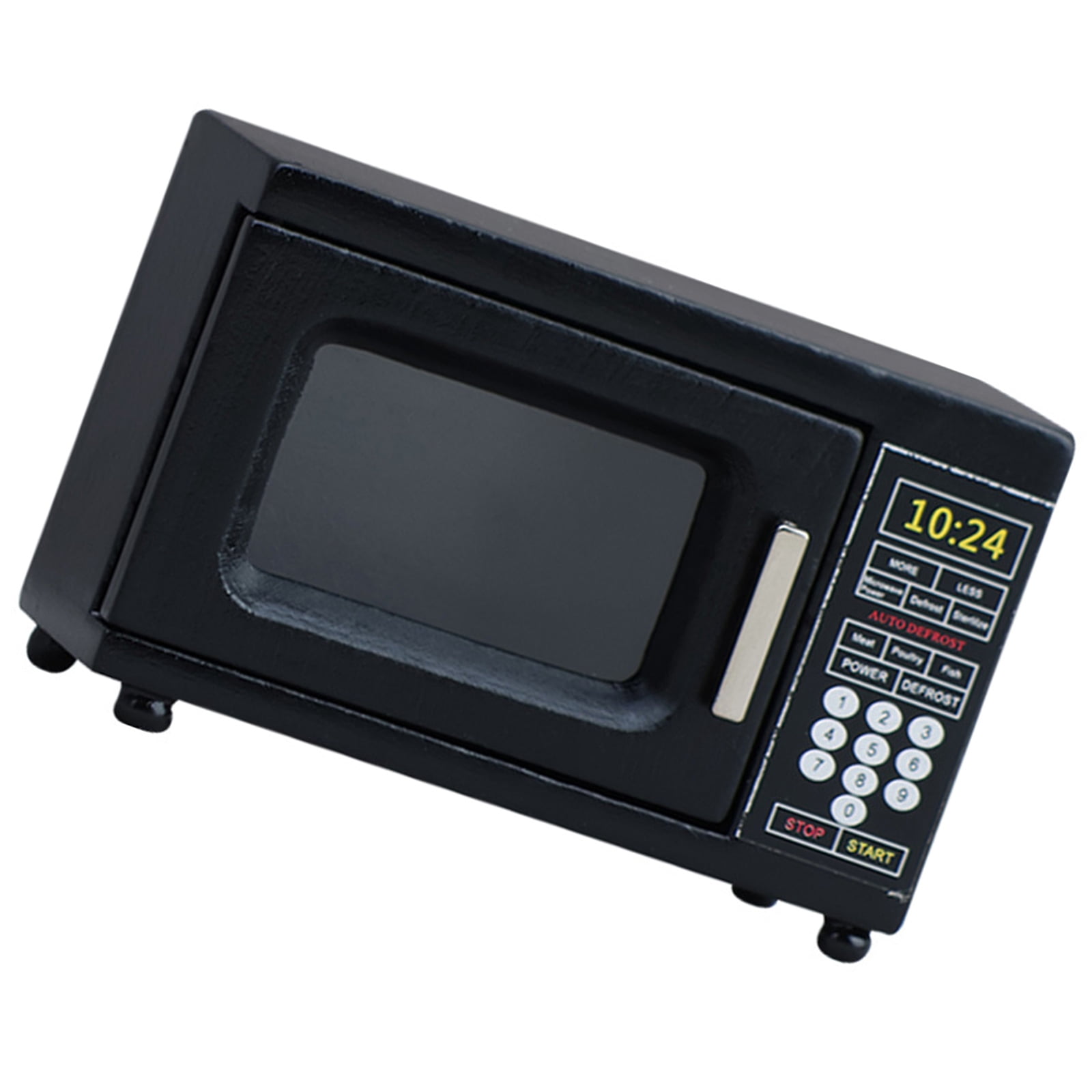 Realistic 1/12 Scale Wooden Microwave Oven Miniature For Professional ...