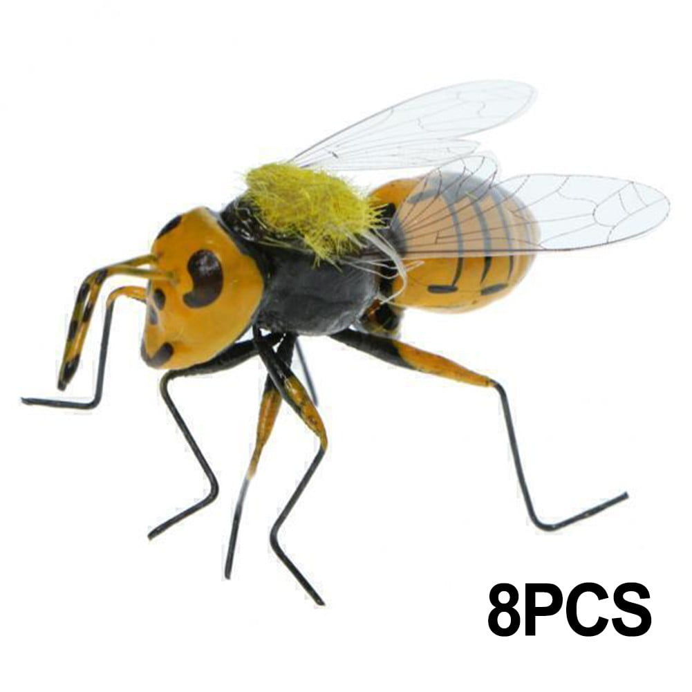 Realistic 8X Artificial Garden Insect Figurine Simulation Ornaments ...