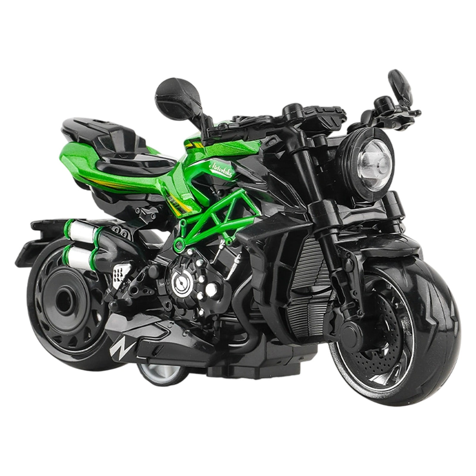 Realistic Alloy Motorcycle Model, Pull Back Action Toy for Skill ...