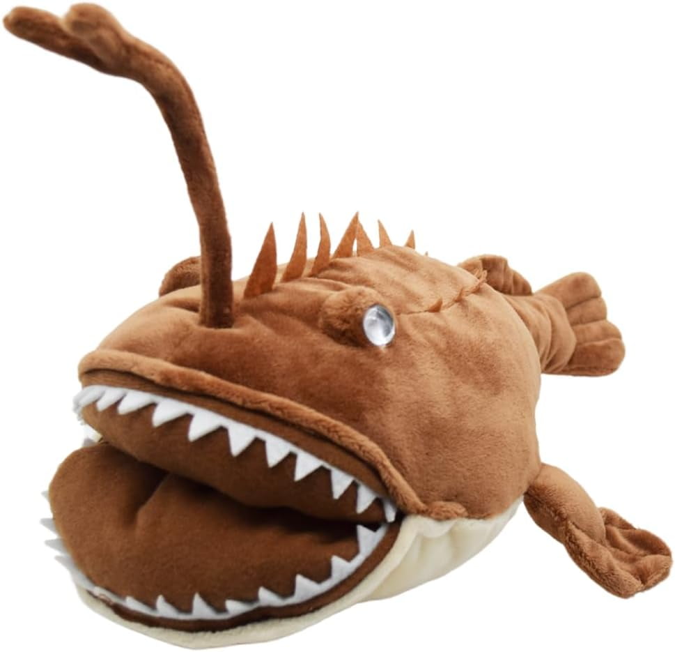 Realistic American Anglerfish Stuffed Animal Plush Toy, Lifelike Animal ...