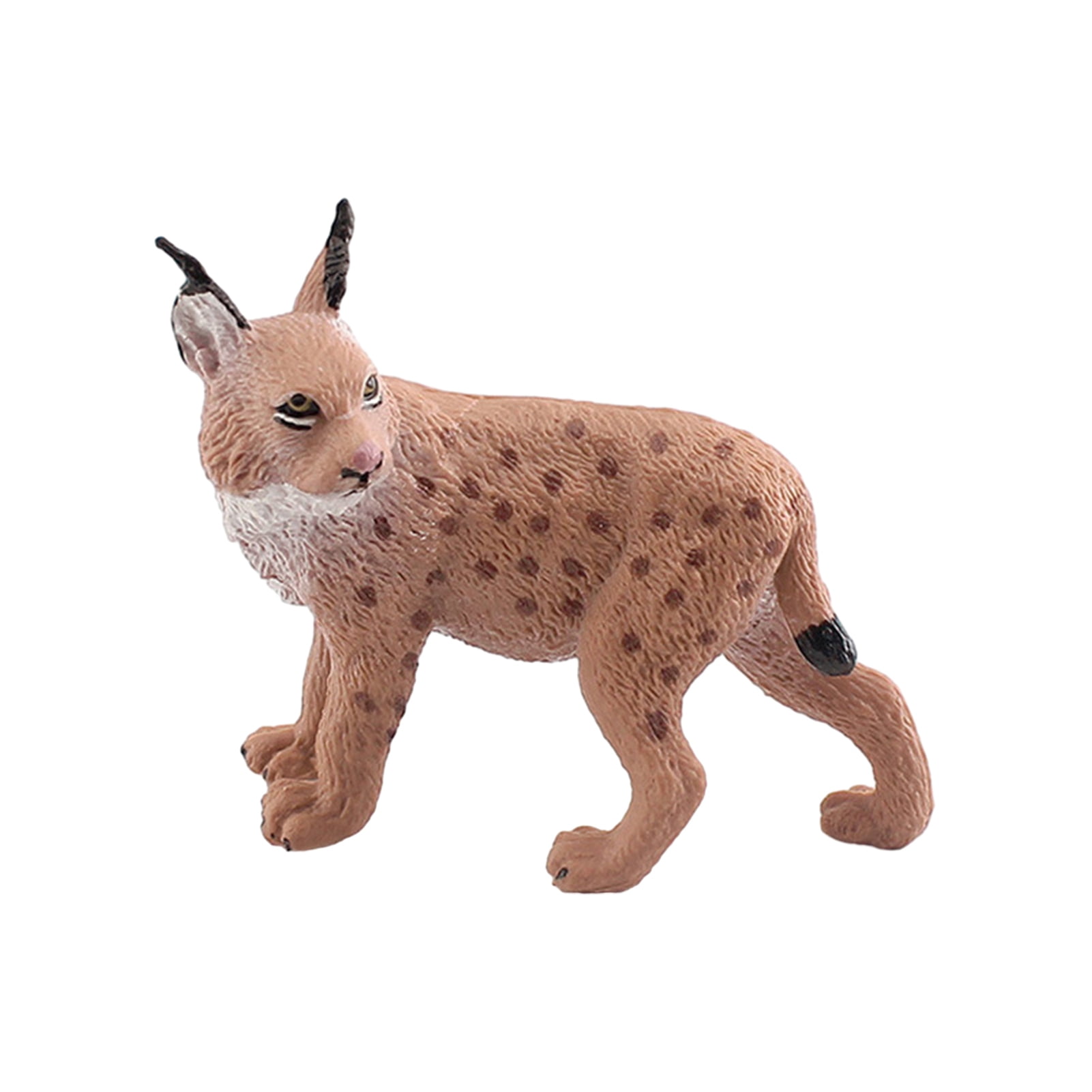 Realistic Animal Figurine Leopard Cat Red Panda Mouse Platypus Ferret ...