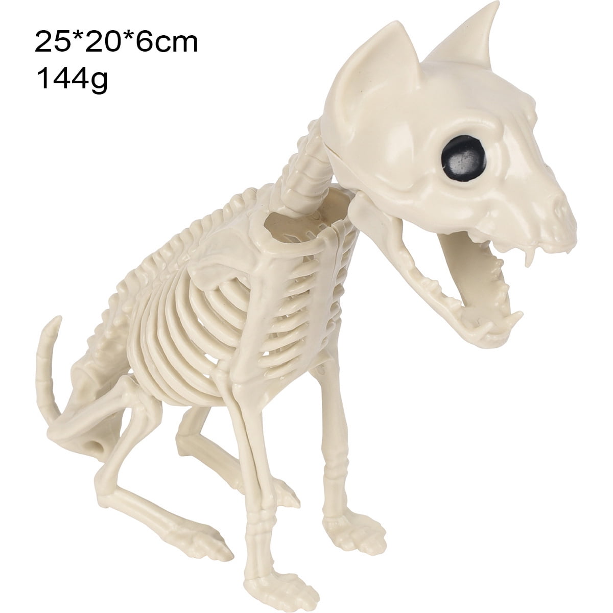 Realistic Animal Skeleton Decor - Plastic Skull Bone Props for Horror ...