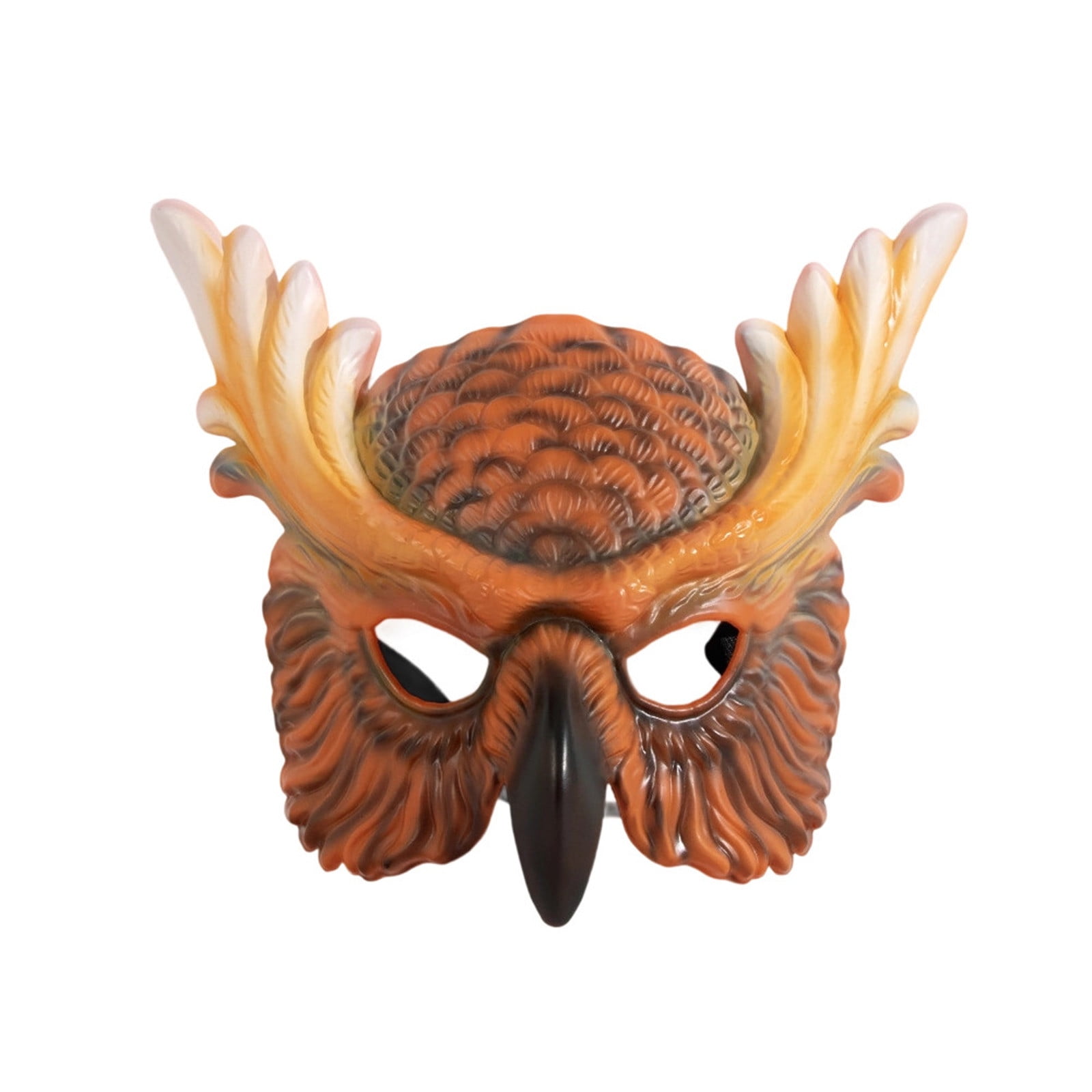 Realistic Animal Skull Half Face Cover for Halloween Party , Scary Owl ...