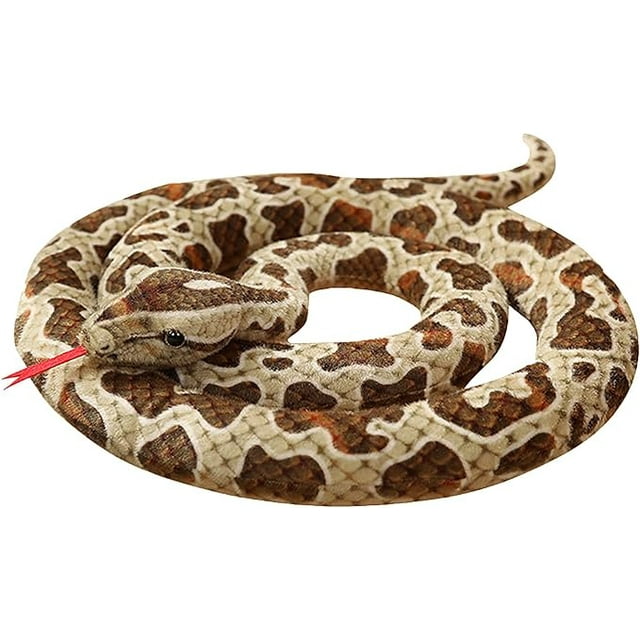 Realistic Animal Stuff Snake, 78 Inch Long Stuffed Animal Plush Snake ...