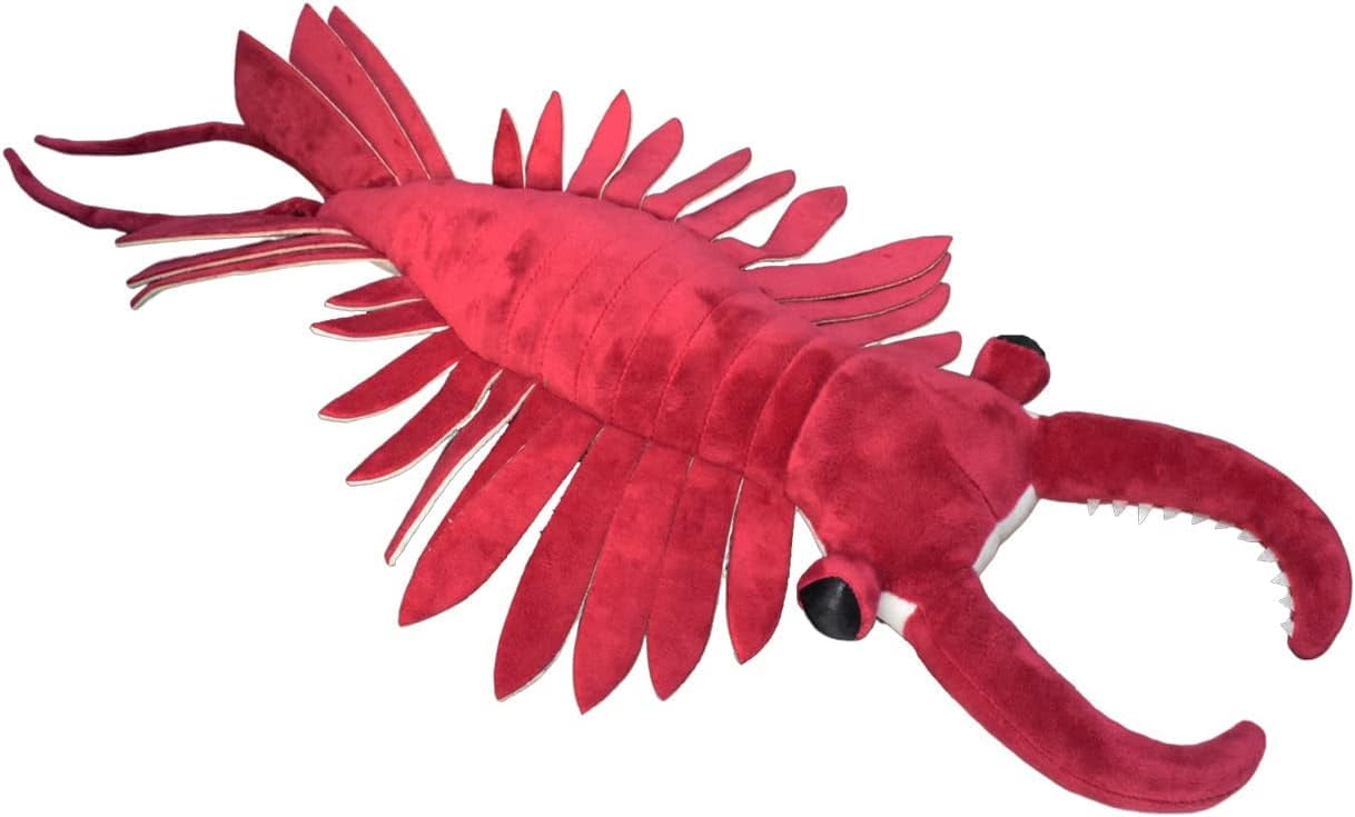 Realistic Anomalocaris Stuffed Animal Plush Toy, Lifelike Shrimp Animal Plushies, Simulation ...