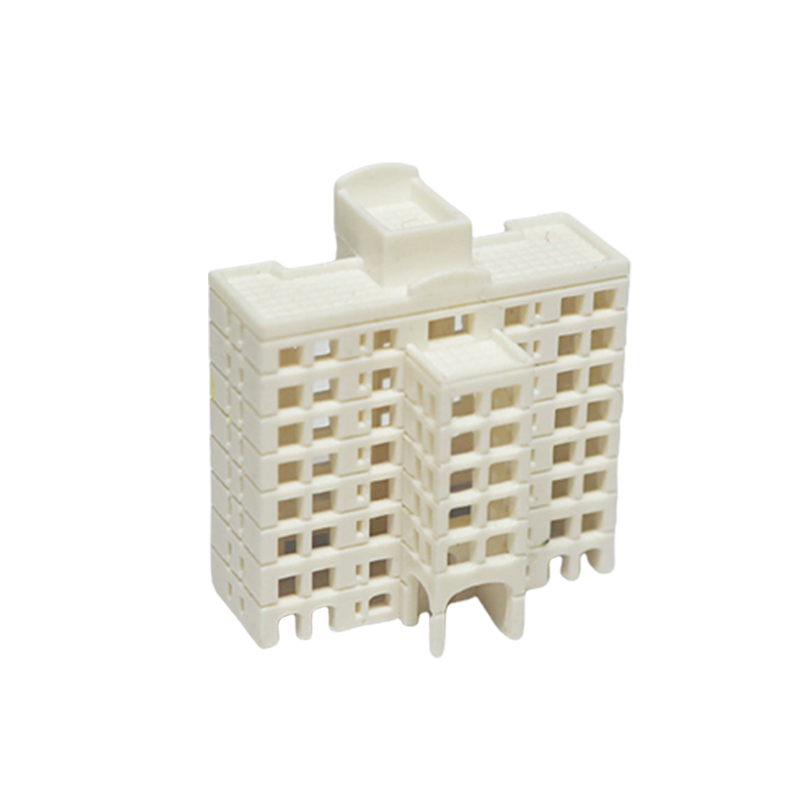 Realistic Apartment Building Model Unpainted Craft Project Miniature ...