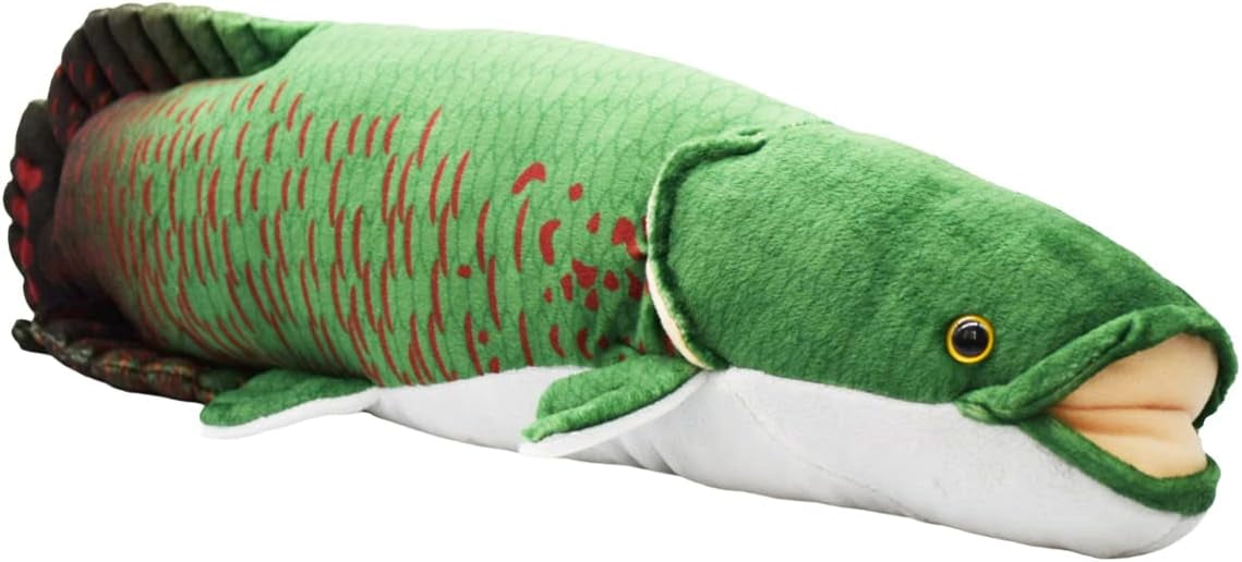Realistic Arapaima Gigas Stuffed Animal Plush Toy, Lifelike Fish ...