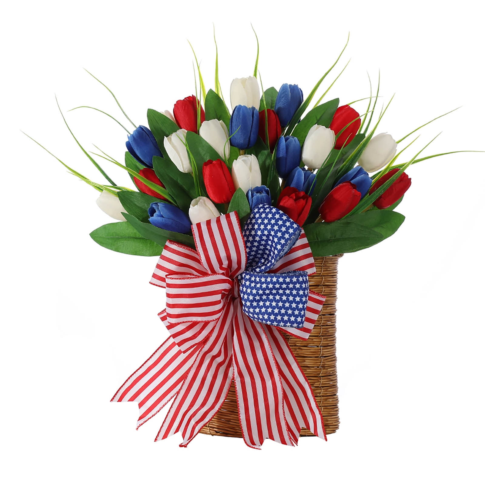Realistic Artificial Flower Hanging Basket with Lifelike Plastic ...