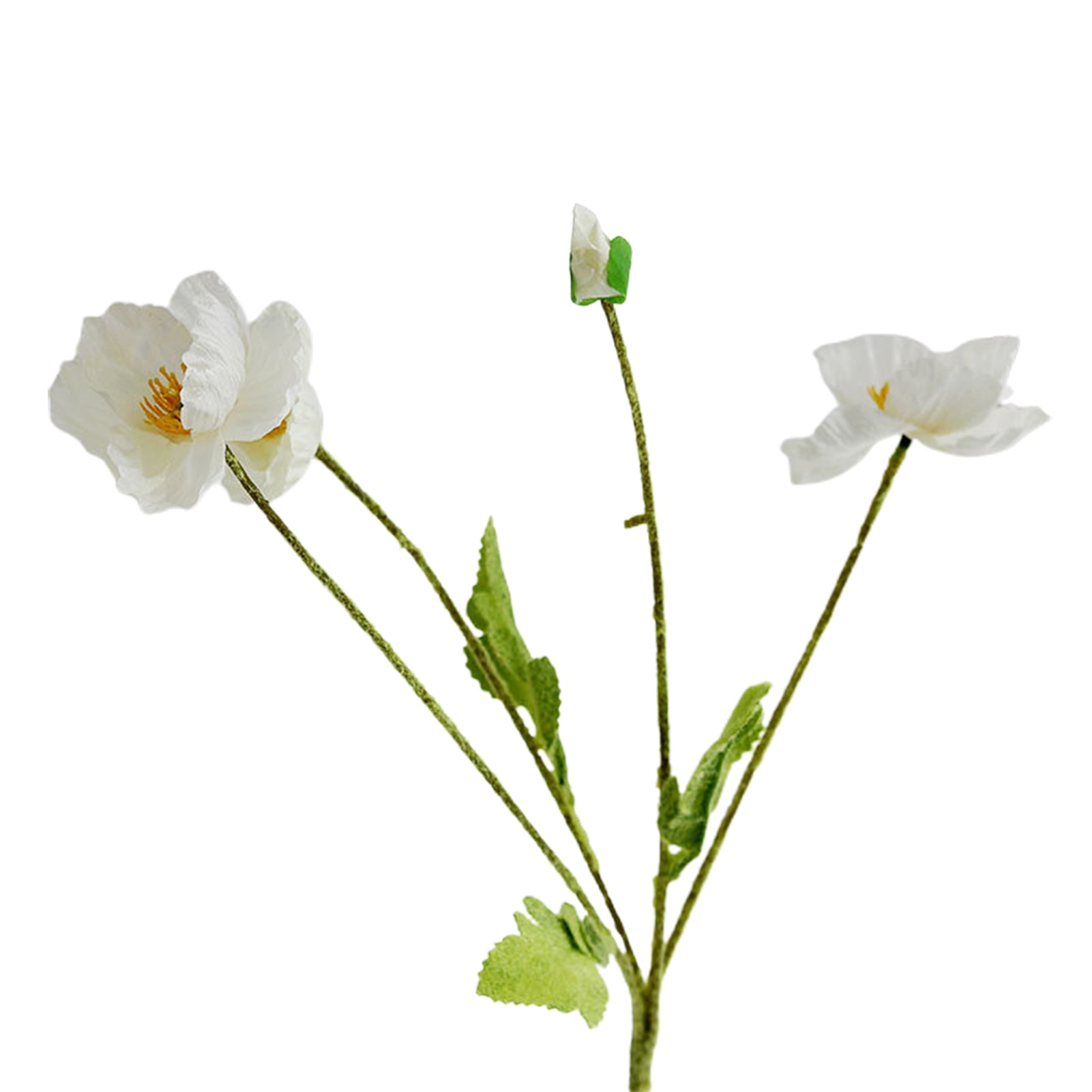 Realistic Artificial Flower with Stem - Home Office Table Centerpiece ...