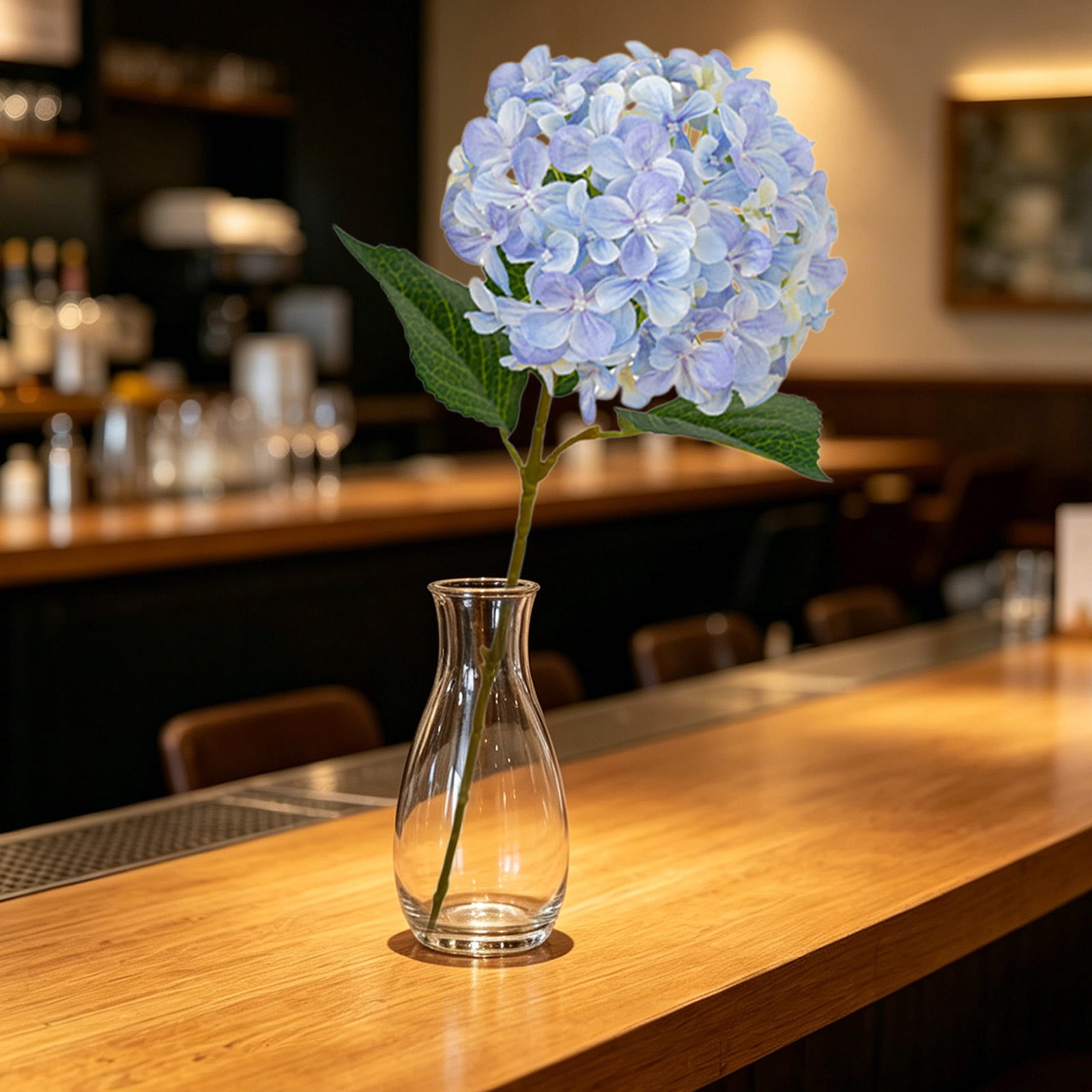 Realistic Artificial Hydrangea Bouquet Fade Resistant Flexible Stem ...