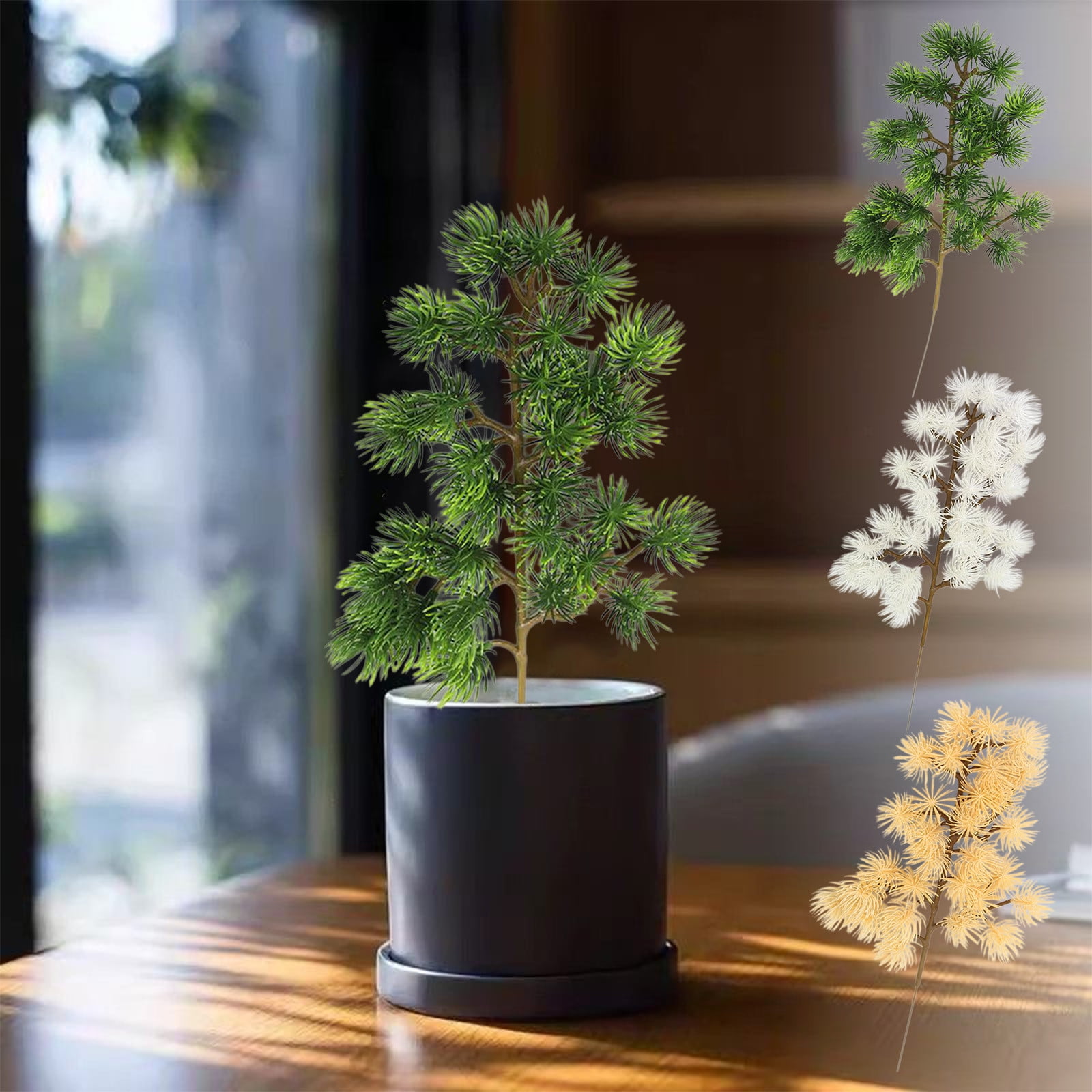 Realistic Artificial Pine Needle Branches - Greenery for Landscaping ...