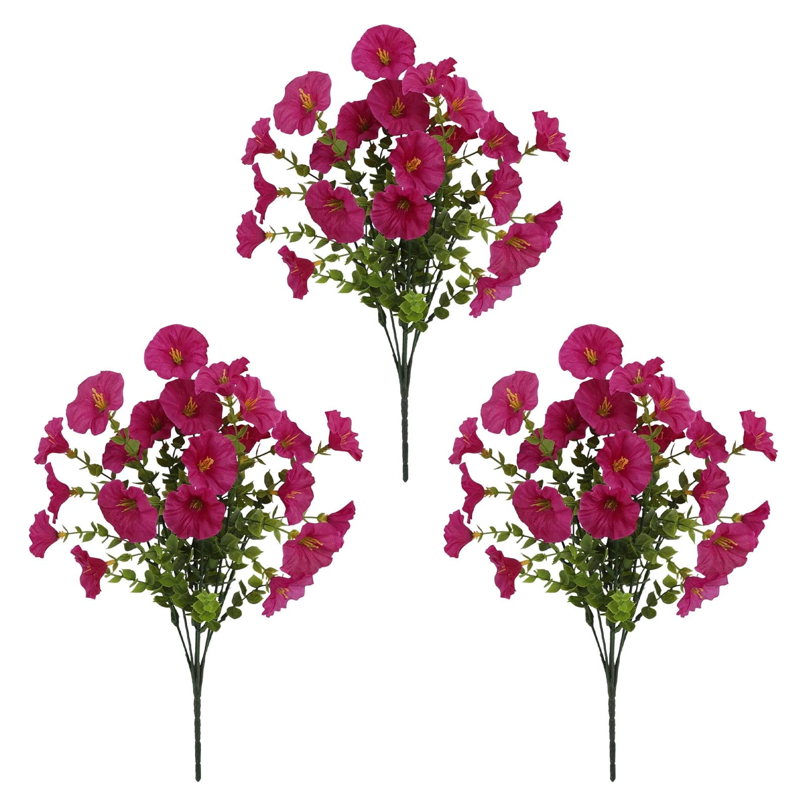 Realistic Artificial Silk Flowers for Outdoor Decor - Weather-Resistant ...