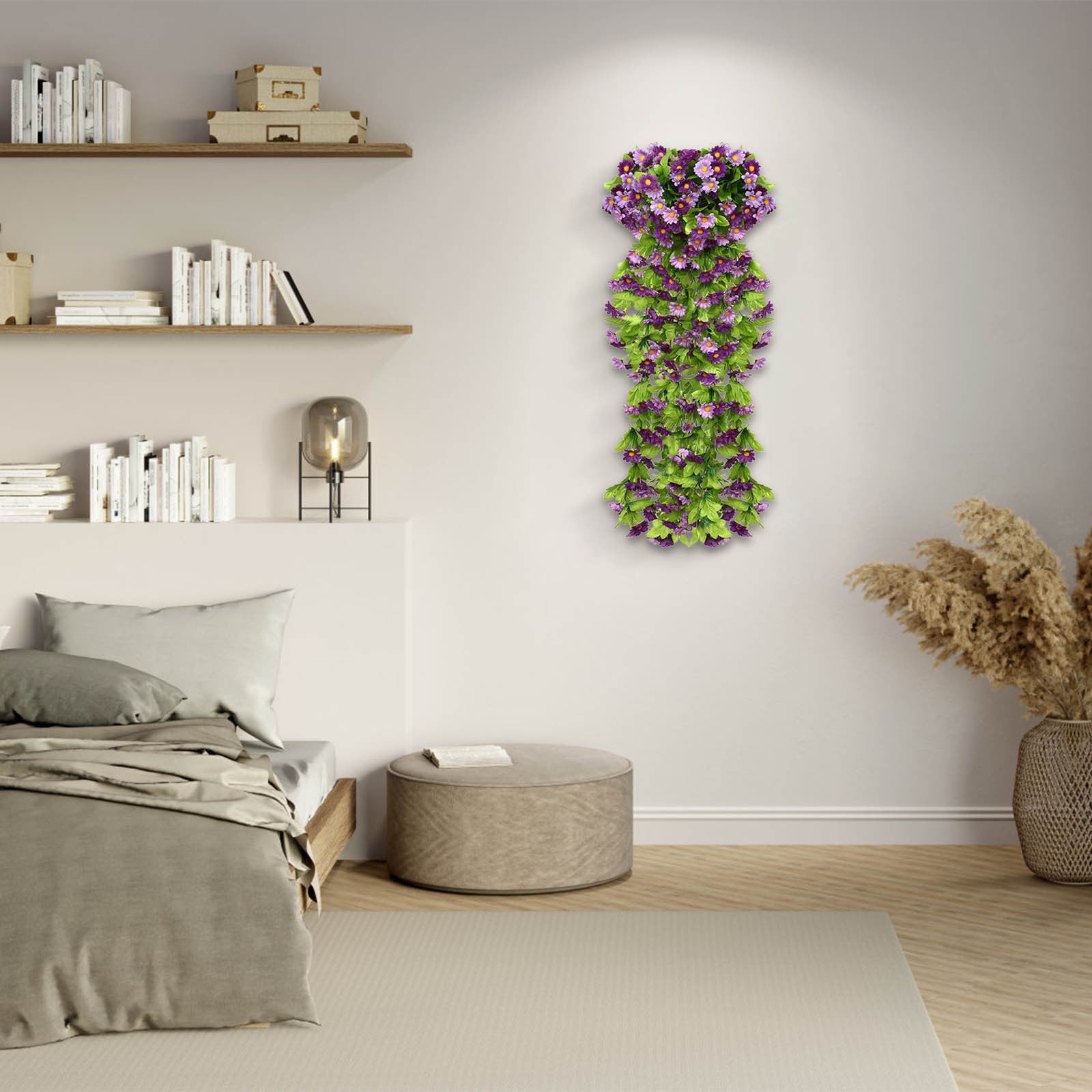 Realistic Artificial Violet Flowers - Handmade PE Rattan Silk Violets ...