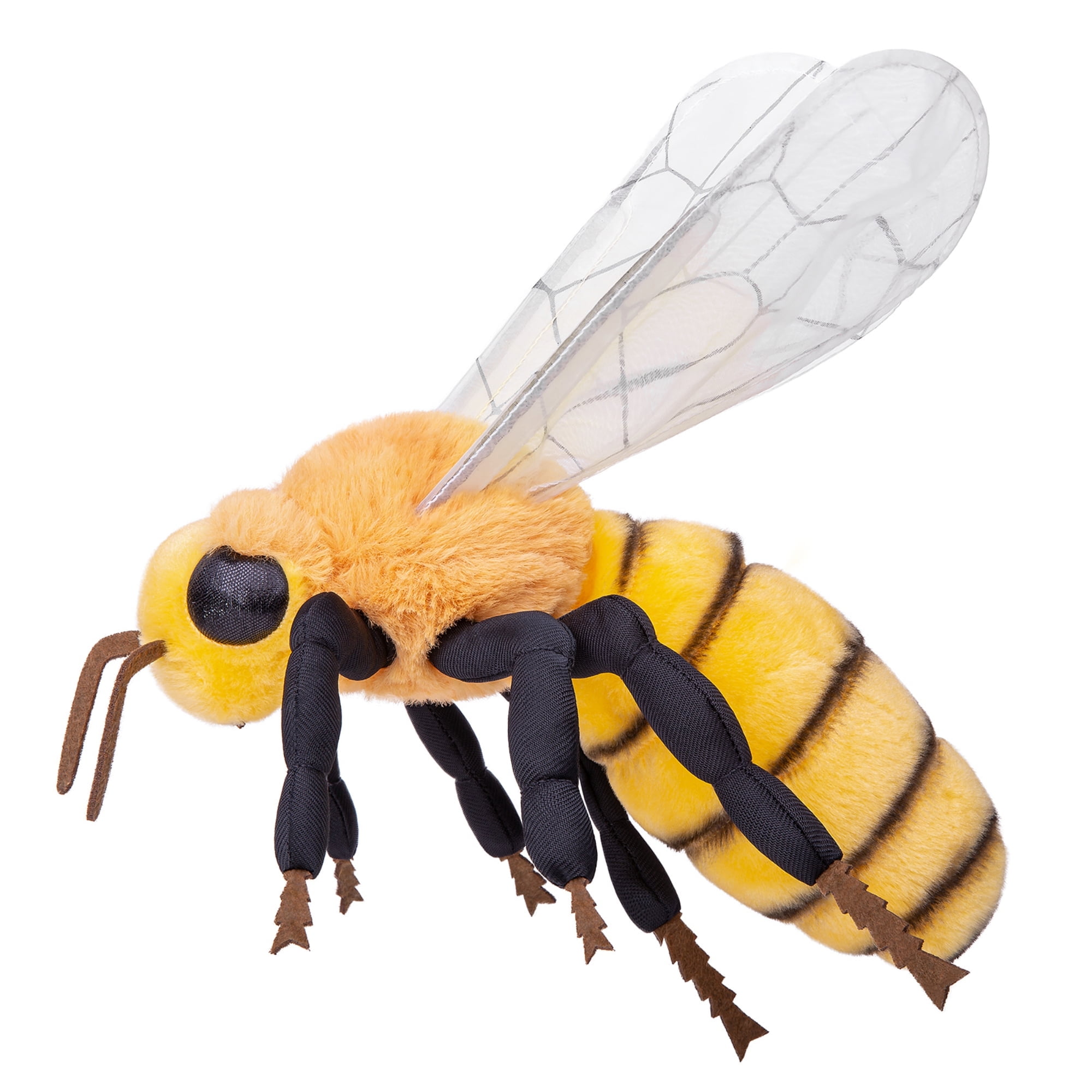 Realistic Bee Stuffed Animal,Soft Honey Bee Plush Toy, Lifelike Animal ...