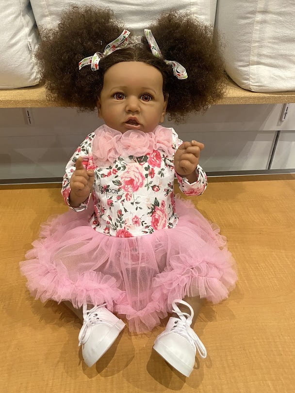 Customer reviews for Black Cultural Reborn Baby Doll with Heartbeat ...