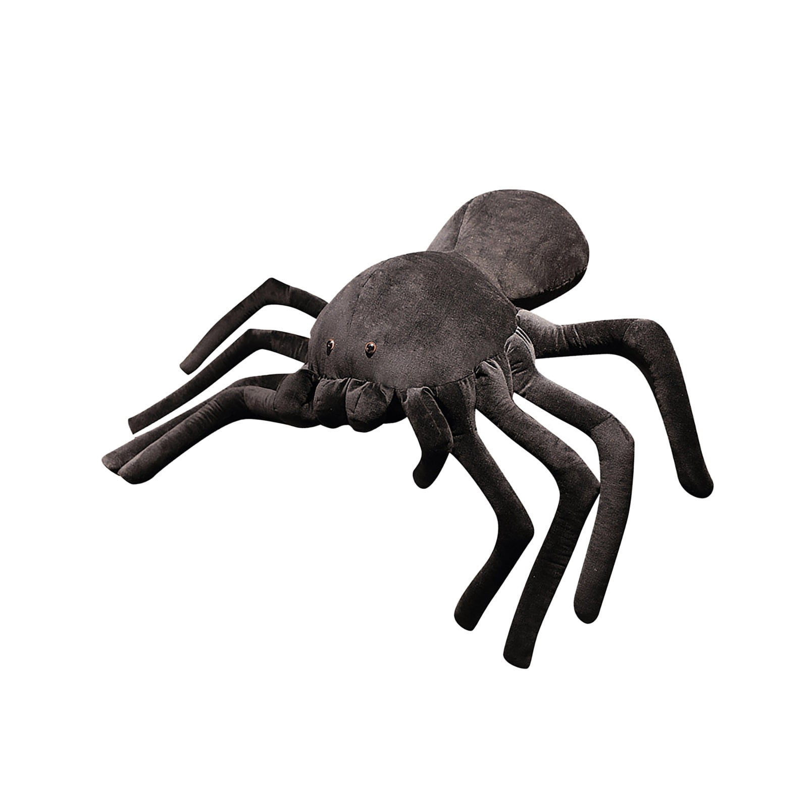 Realistic Black Plush Spider Toy - Halloween Prank Decoration with Soft ...