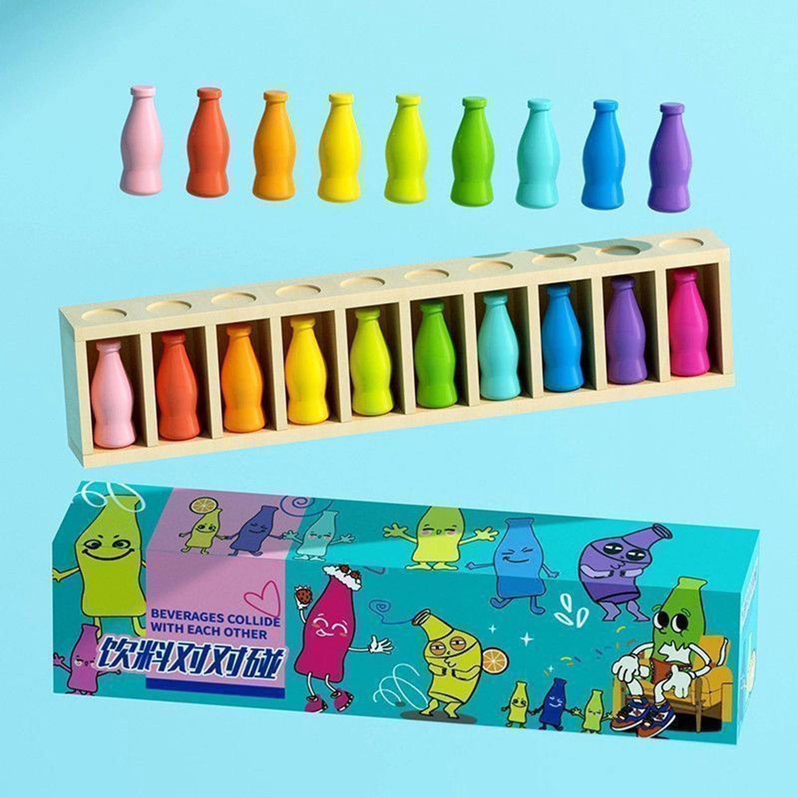 Realistic Bottle Guessing Interactive Game Board, Easy Setup Durable ...