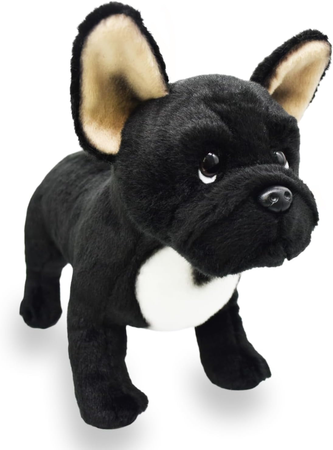 Realistic Bulldog Dog Stuffed Animal Plush Toy, Lifelike Animal ...
