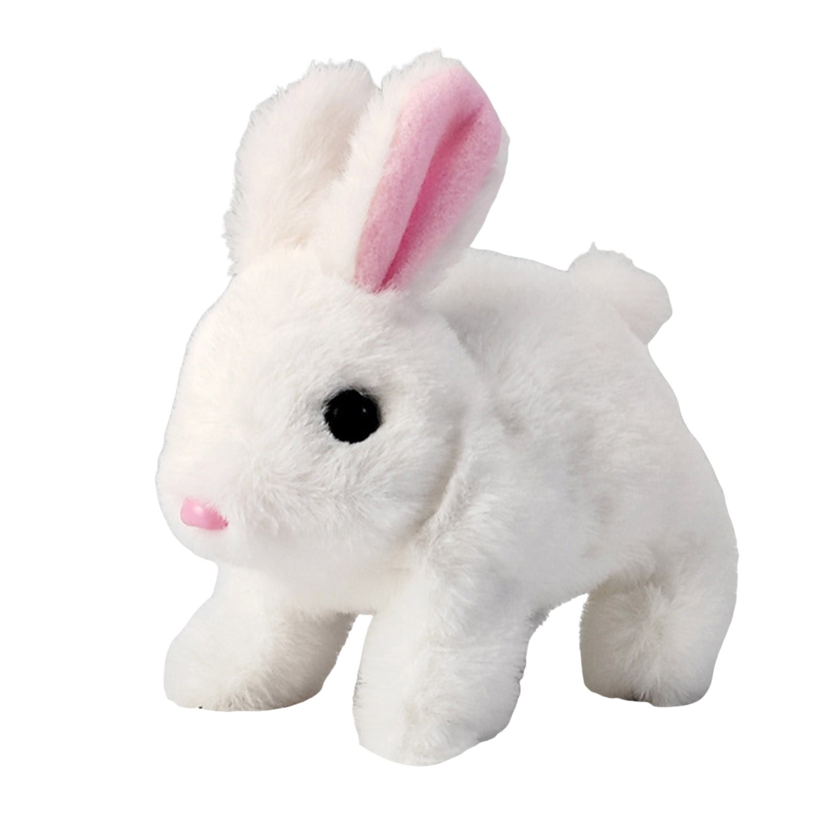Realistic Bunny Hopping Rabbit Interactive Electronic Pet Plush Bunny ...
