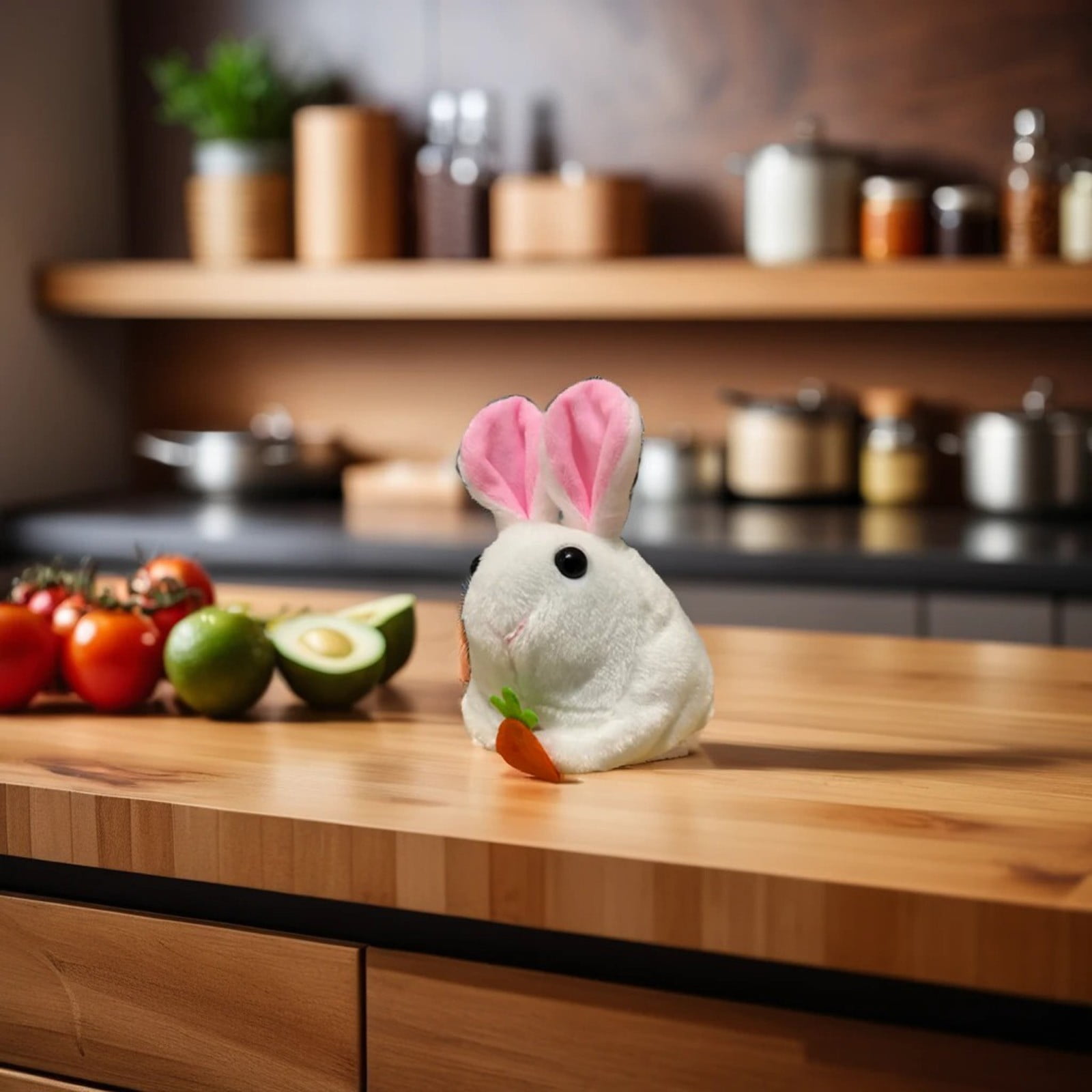 My Realistic Bunny Interactive Plush Toy, Handmade Vitality Realistic ...
