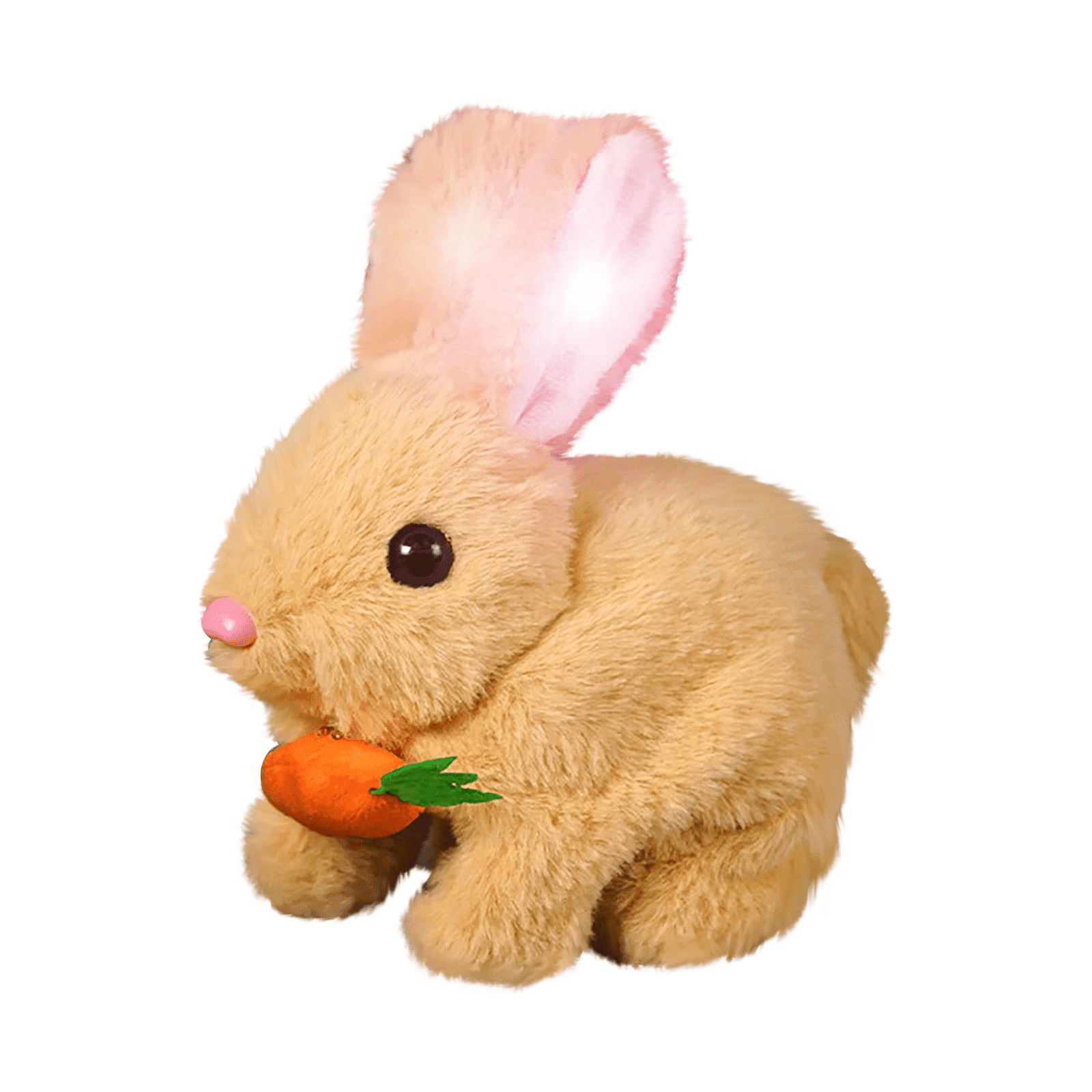 Realistic Bunny My Realistic Bunny Toy Perfect Hopping Rabbit LED Ears ...