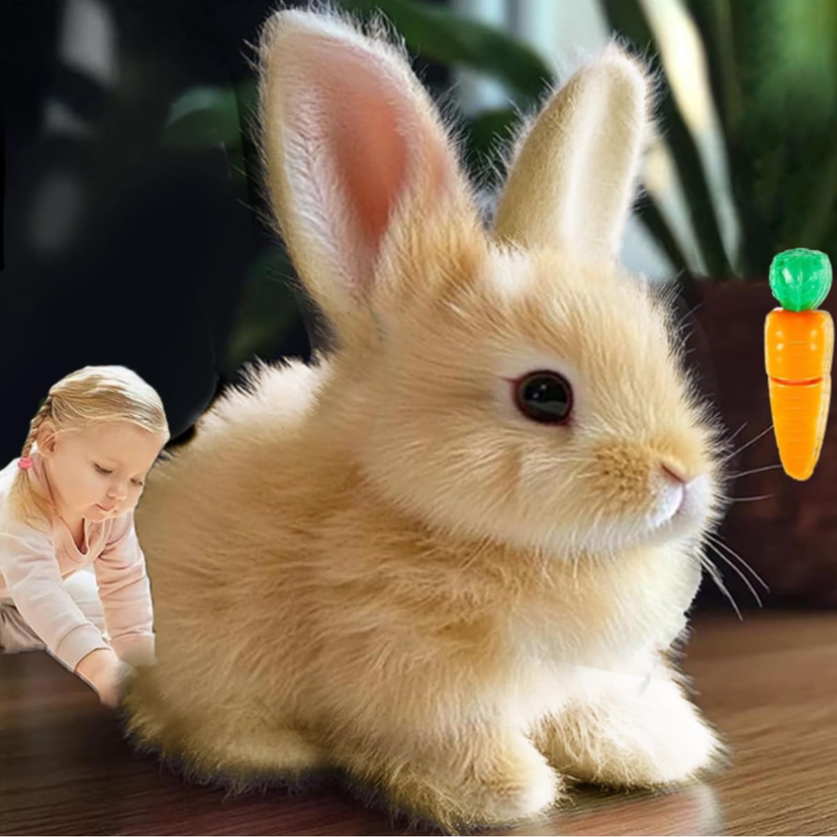 My Realistic Bunny Toy, 2025 New Interactive Bunny Realistic Bunny ...