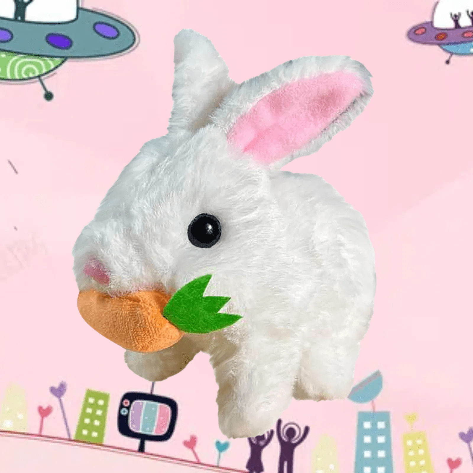 Realistic Bunny Toy, Bunny Toys Educational Interactive Toys, Easter ...