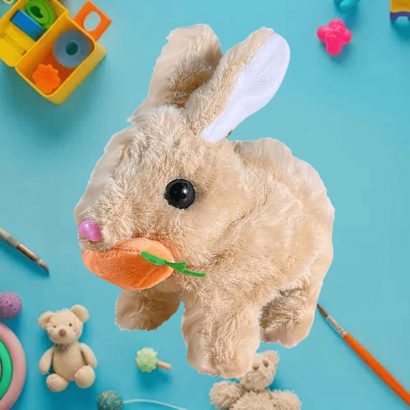 Realistic Bunny Toy, Bunny Toys Educational Interactive Toys, Easter ...