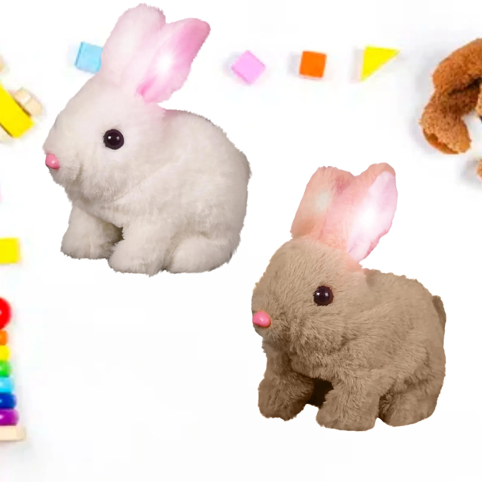 Realistic Bunny Toy, Bunny Toys Educational Interactive Toys, Easter ...