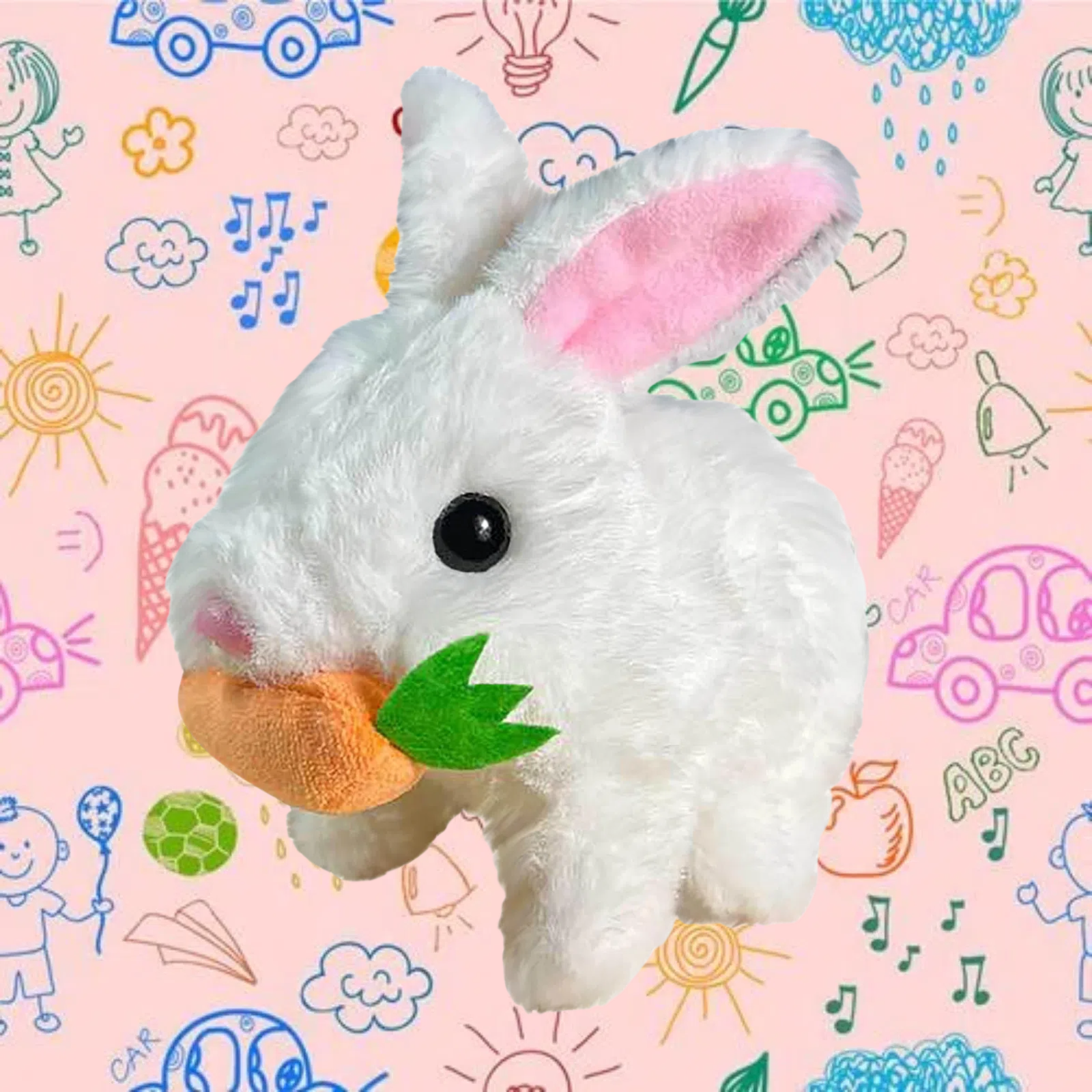 Realistic Bunny Toy, Bunny Toys Educational Interactive Toys, Easter ...
