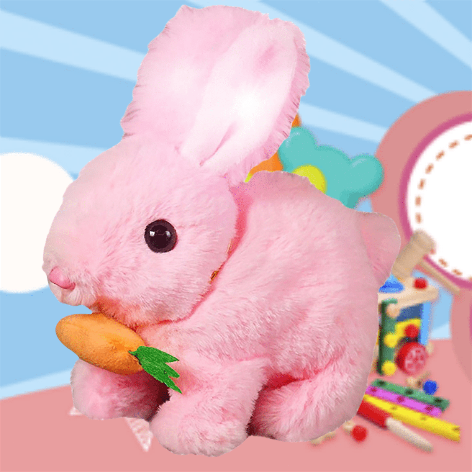 Realistic Bunny Toy, Bunny Toys Educational Interactive Toys, Easter ...