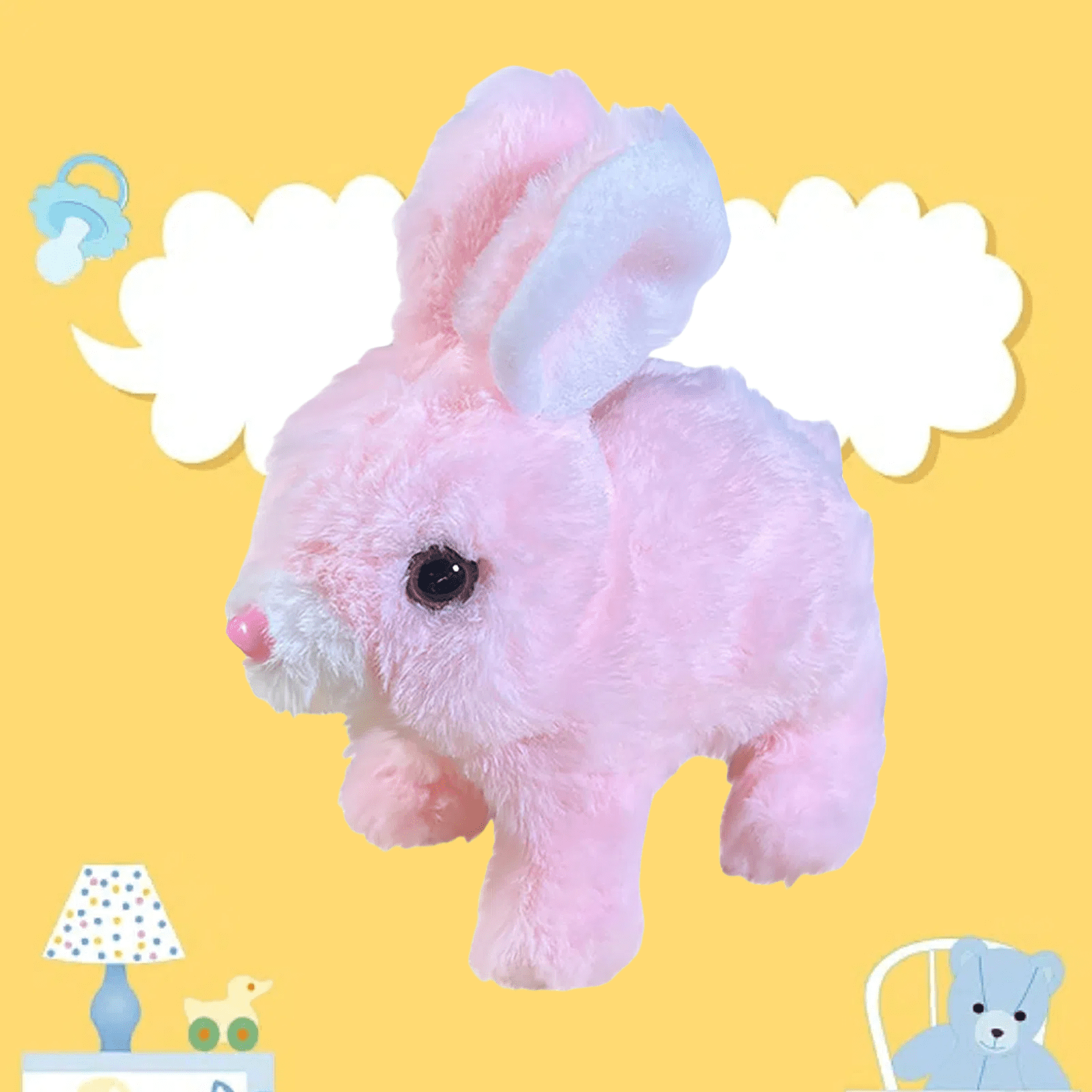 Realistic Bunny Toy, Bunny Toys Educational Interactive Toys, Easter ...