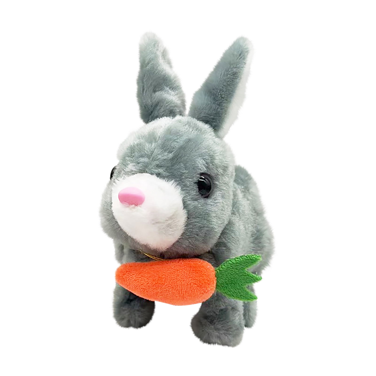 My Realistic Bunny Toy Easter Basket Stuffer, 2025 New Jumping Squeaky ...
