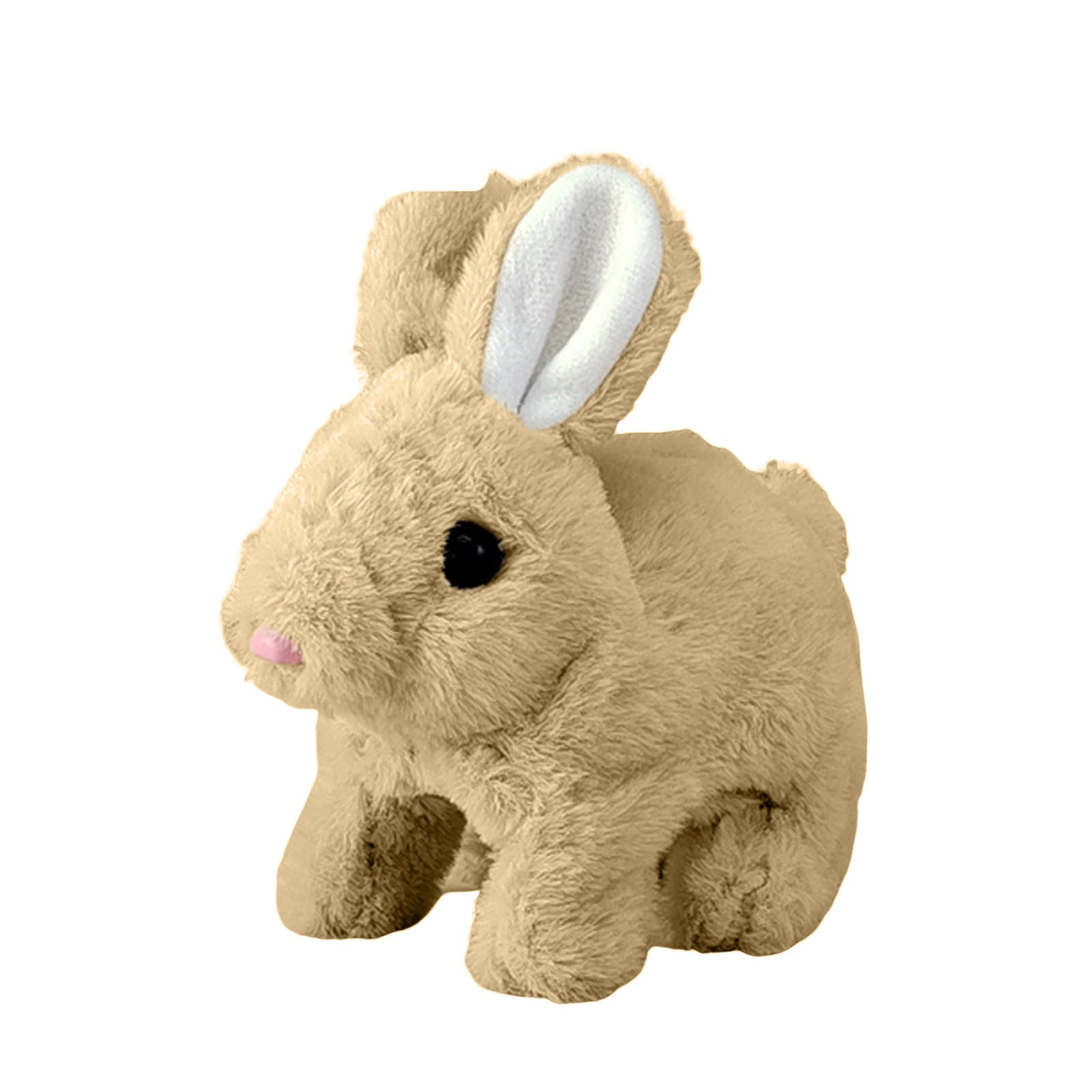 Realistic Bunny Toy - Jumping Ear-Twitching Plush | Lifelike Easter Pet ...