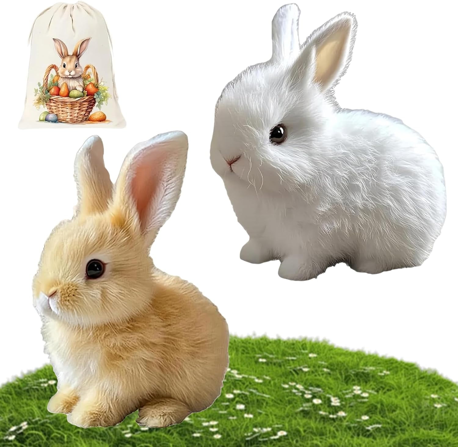 Realistic Bunny Toy, Petsboro Bunny Pal, Easter Bunby - My Realistic ...