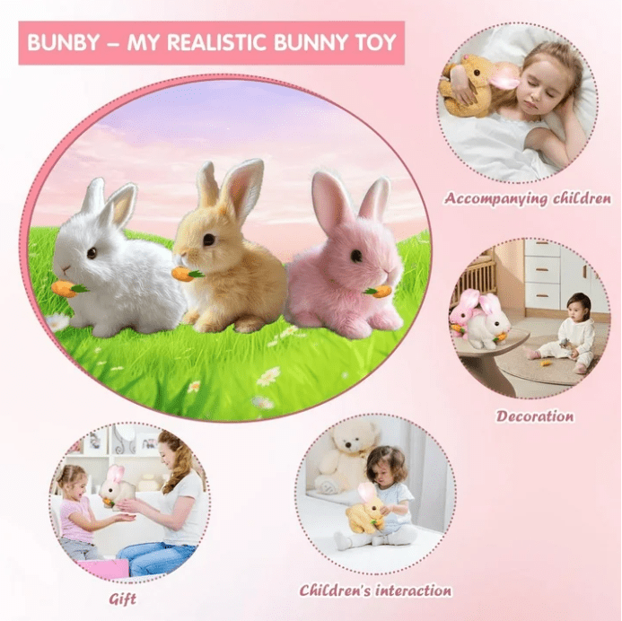 Realistic Bunny Toys, Bumpy Realistic Bunny, Bunny - My Realistic Bunny ...