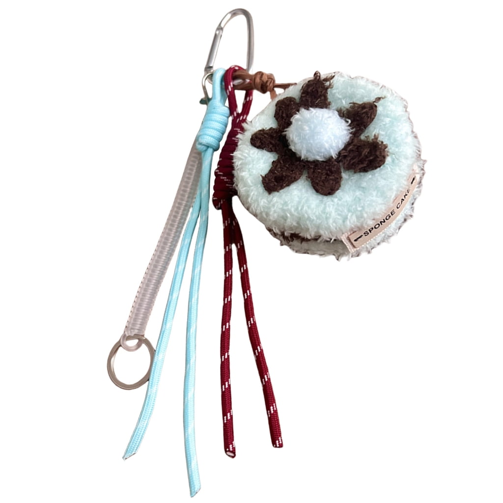Realistic Cake Styles Plush Keychain Soft and Comfortable Bag Pendant ...