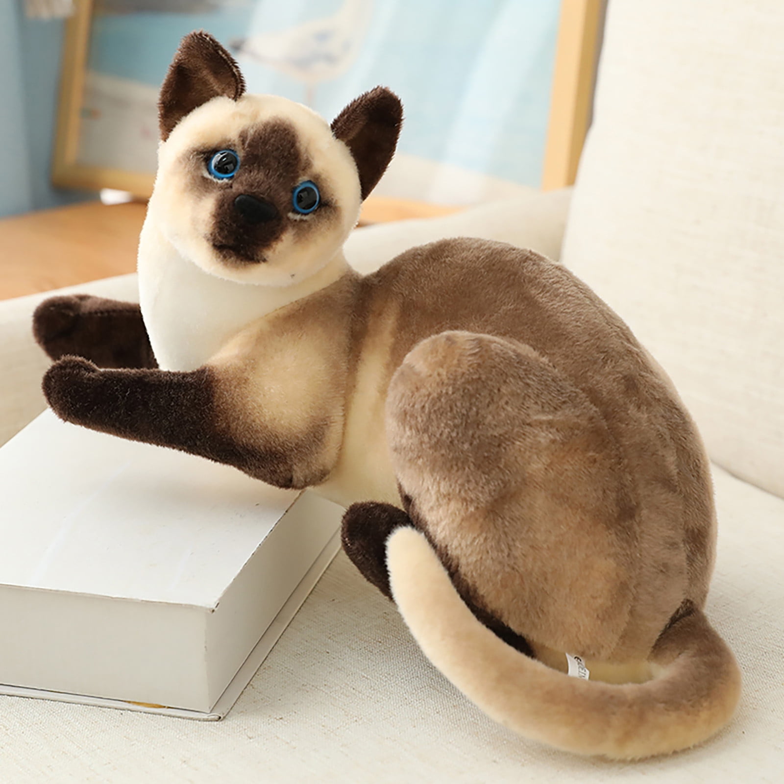 Realistic Cat Figurines, Plush Mini Cat Figures Toys, Kitten Toys ...
