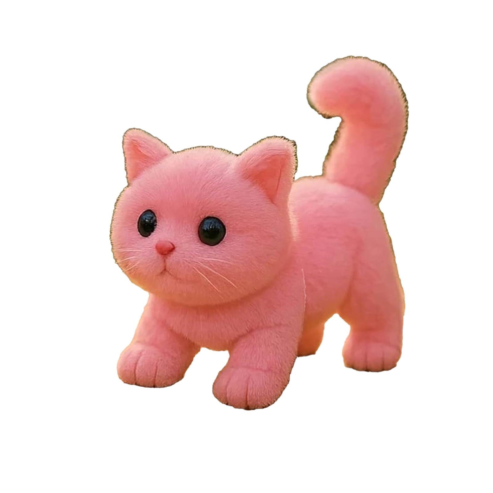 Realistic Cat Plush Electric Toy Robot That Can Walk, Head and Tail ...