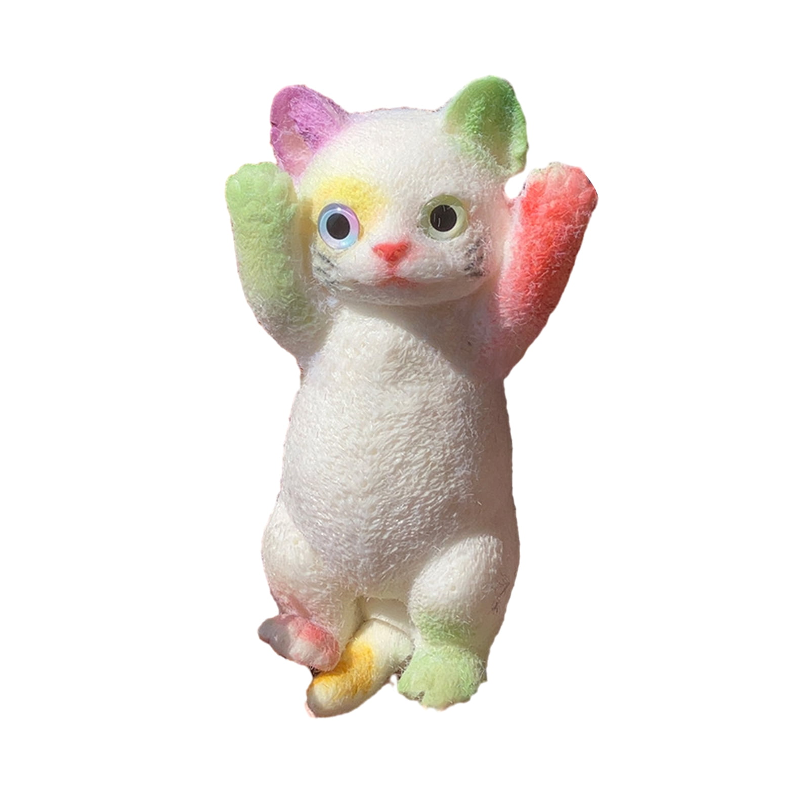 Realistic Cat Squeeze Toy - Slow Rebound TPR Stress Relief, Portable ...