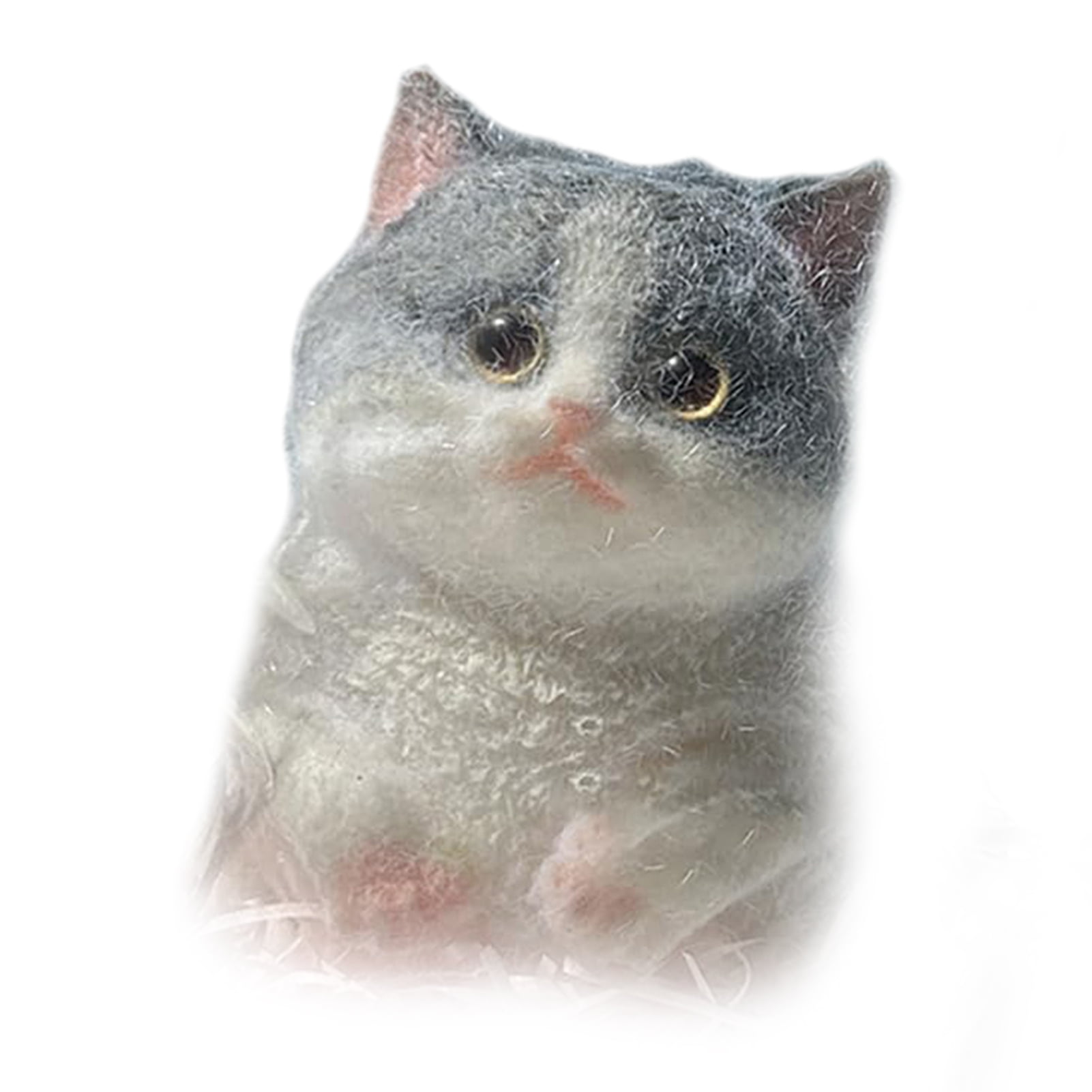 Realistic Cat Squeeze Toy - Slow Rebound TPR Stress Relief, Portable ...