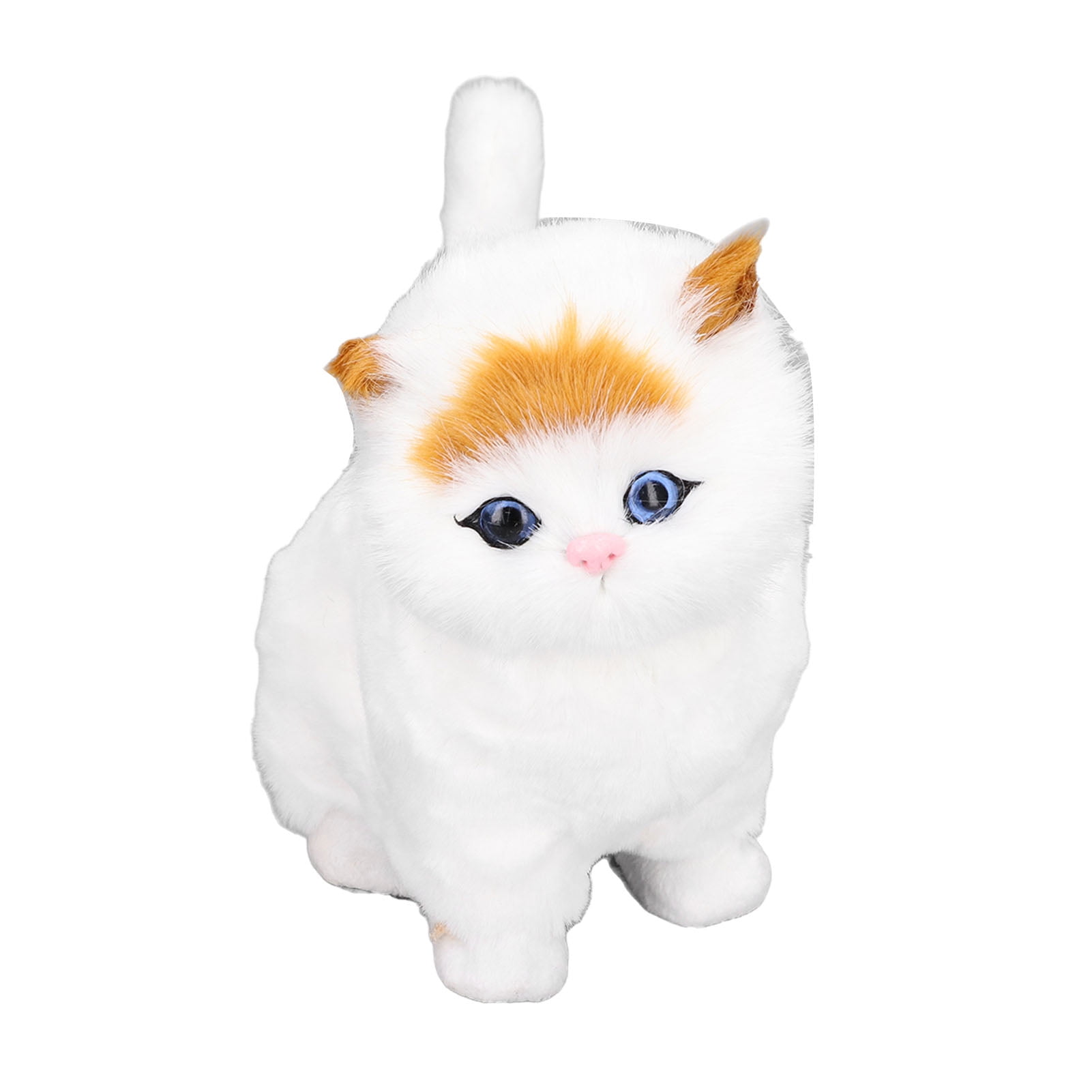 Realistic Cat Stuffed Animal Toys Cute Simulation Cat Plushie Toy ...