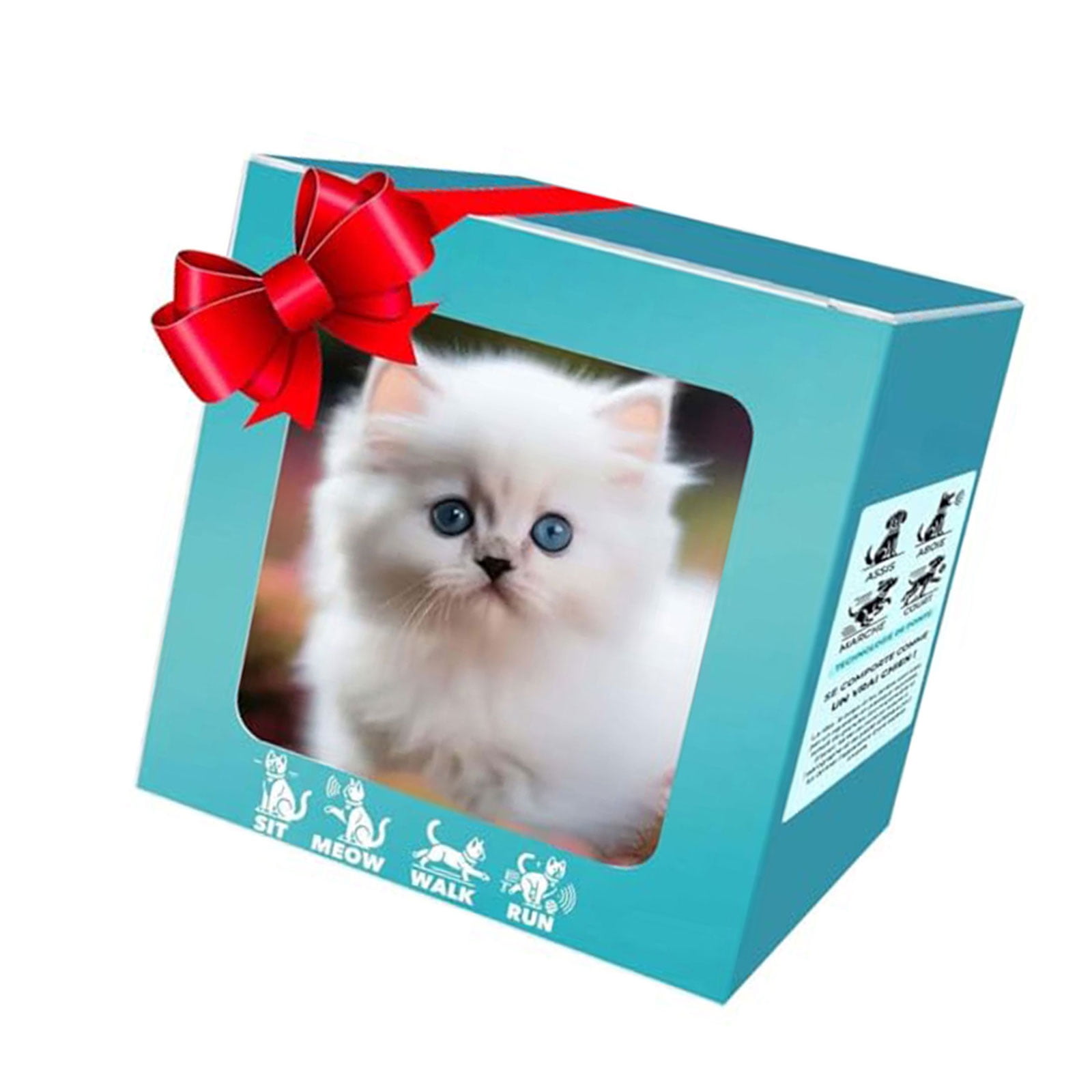 Realistic Cats Plush Toy With Simulation Barking Tail Wagging Traction ...