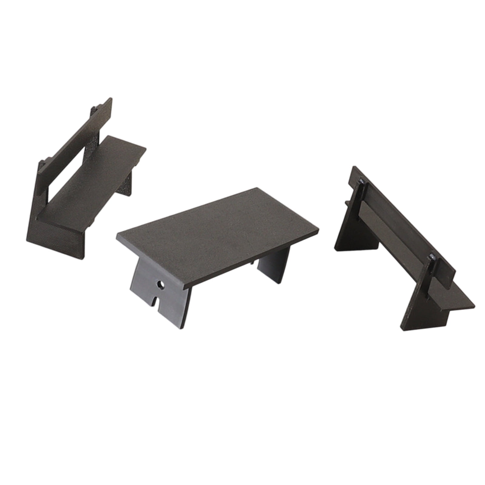 Realistic Chair And Table Set Model Figurine Doll House Accessories For ...