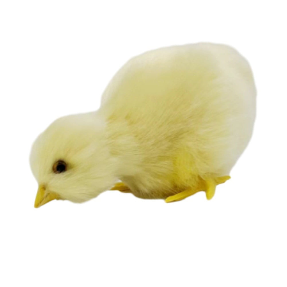 Realistic Chick Decora Animal Doll Simulation Chicken Model Plush ...