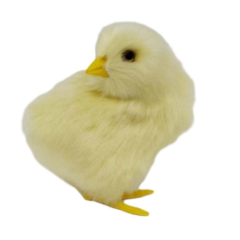 Realistic Chick Decora Animal Doll Simulation Chicken Model Plush ...