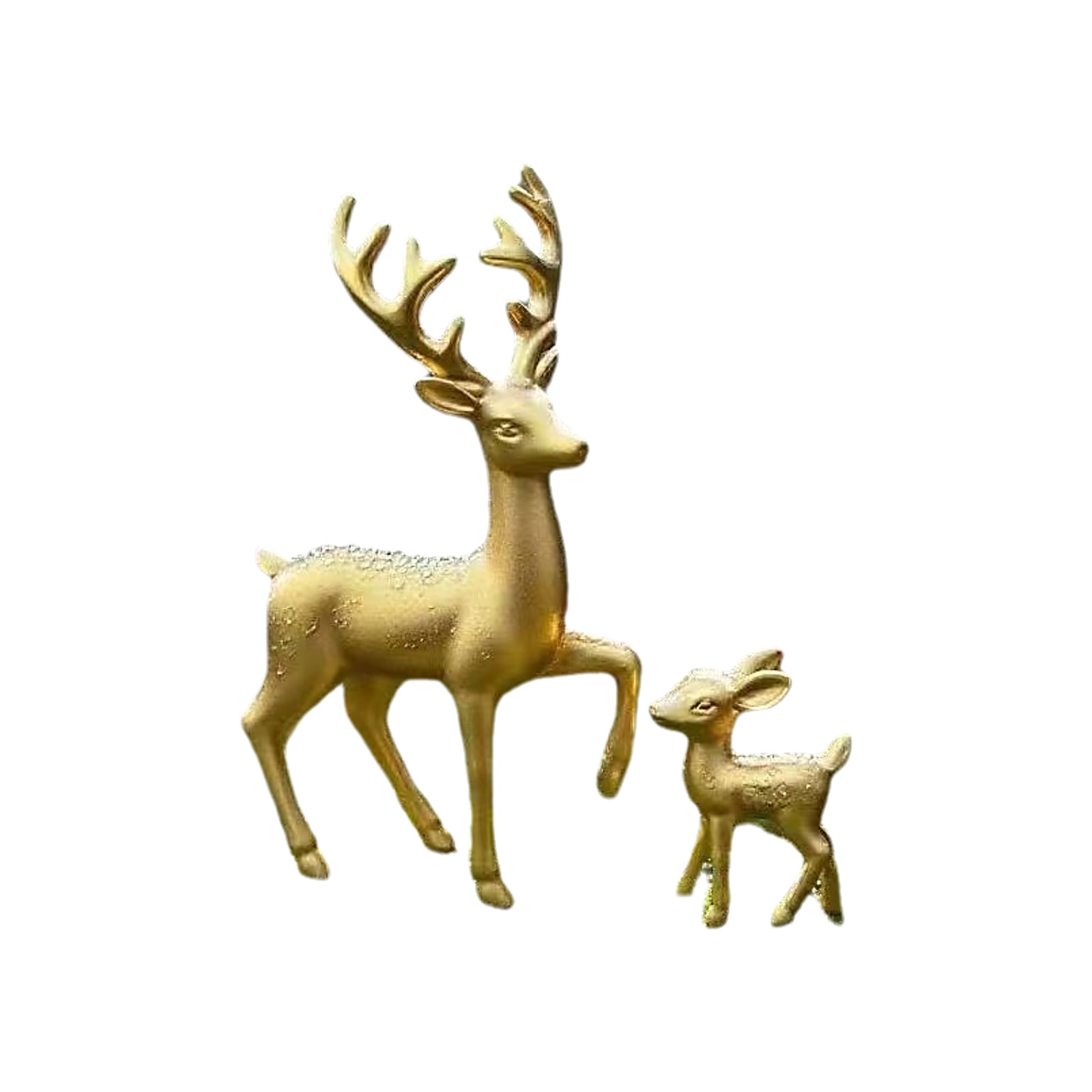 Realistic Christmas Reindeer Figurines, Standing Deer Model with ...