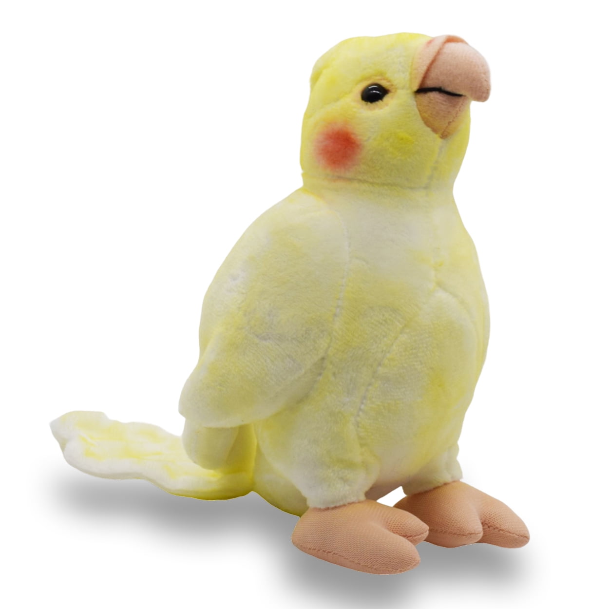 Realistic Cockatiel Bird Stuffed Animal Plush Toy, Lifelike Bird ...